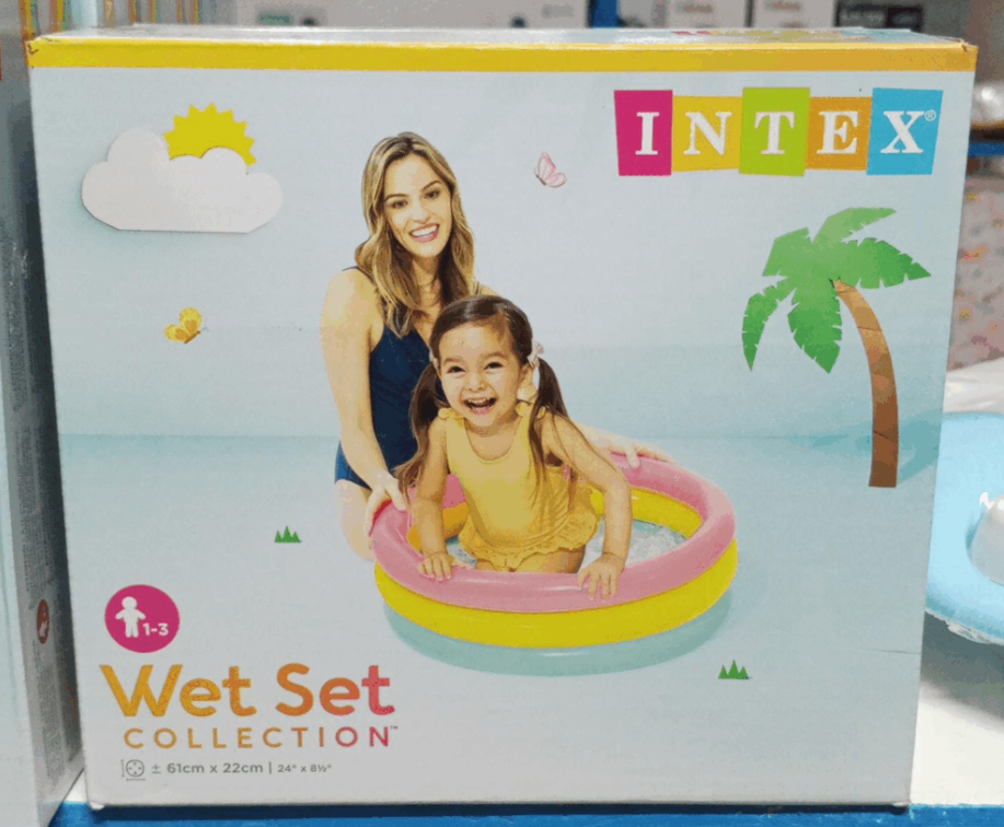 Intex Wet Set Inflatable Round Baby Pool – 24cm – 1xgadget